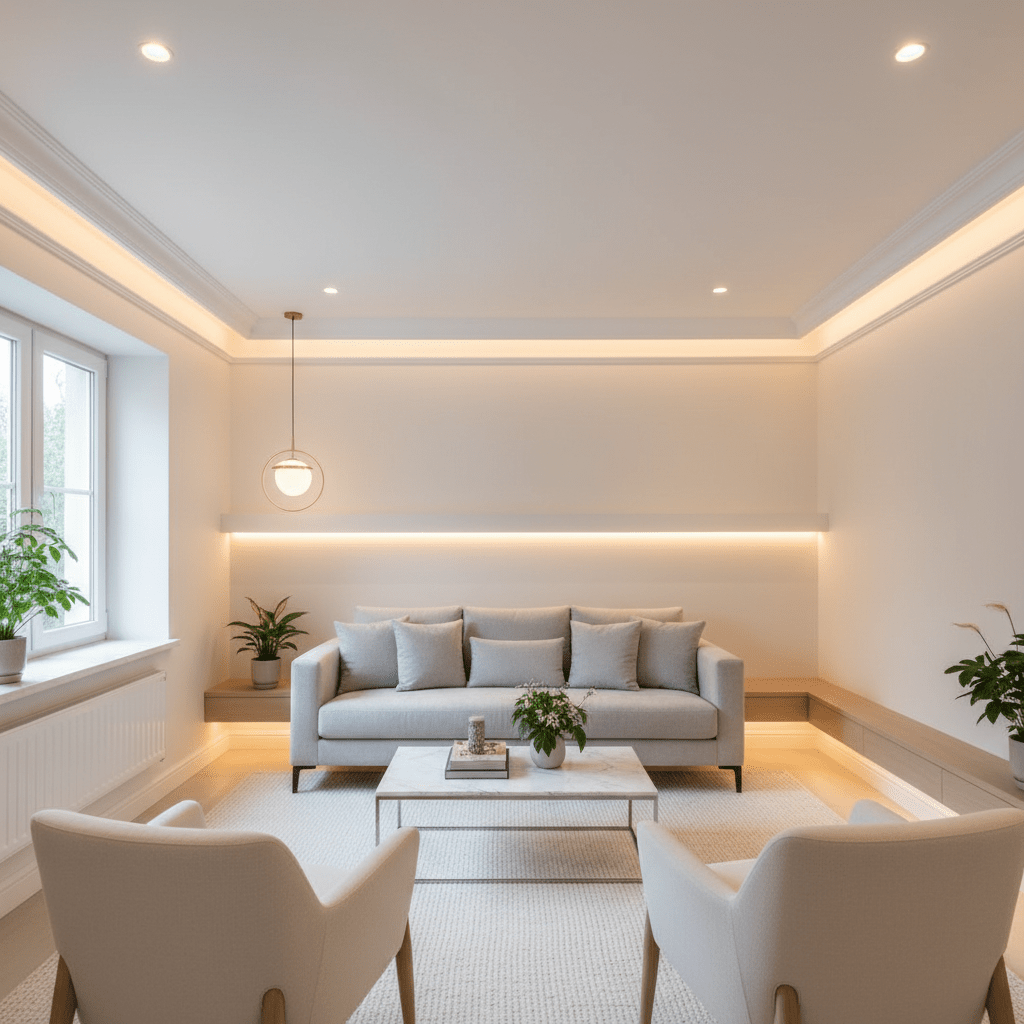 Lighting for Small Living Rooms | Space-Saving Living Room Lights ...
