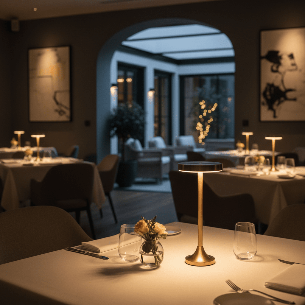 Restaurant Table Lamps | Rechargeable Dining Lighting – Future Light ...