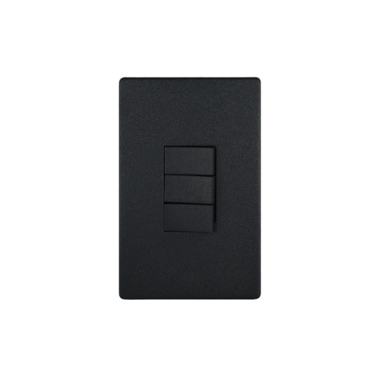 Black 3 Lever 2 Way Switch - Durable Control for Modern Spaces