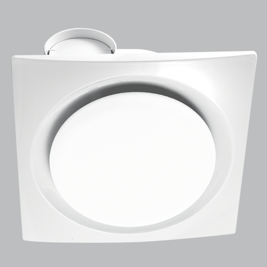 Square Extractor Fan 245mm with LED Light - Buy Online Now