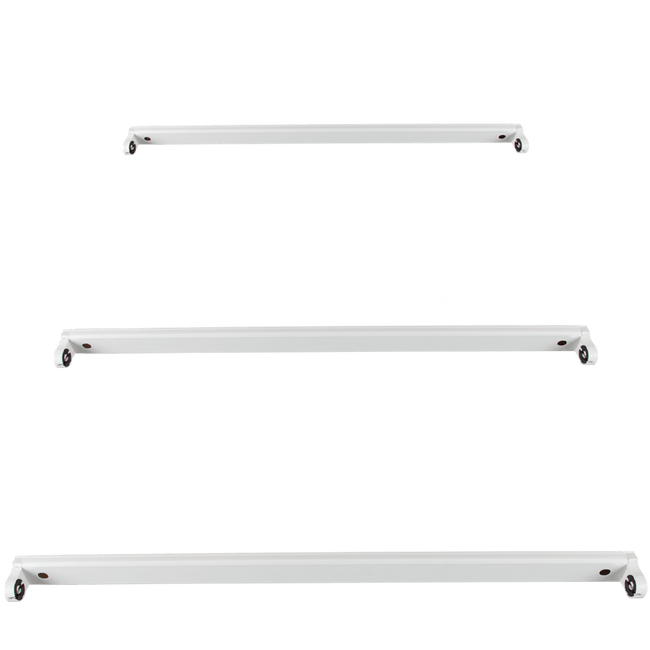 Single Open Channel LED Tube Fitting – 2ft, 4ft, 5ft | T8 Compatible