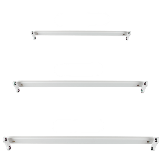Double Open Channel LED T8 Tube Fittings