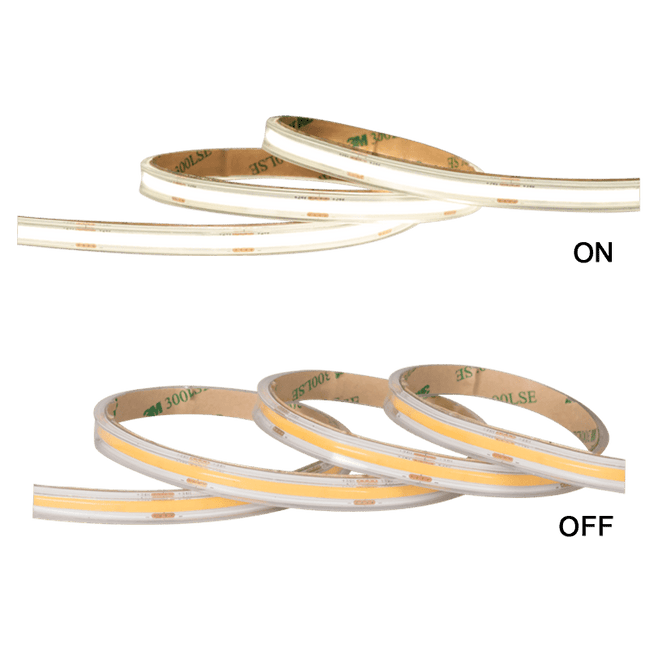 IP65 Seamless 24V COB Strip Light – Outdoor Dimmable Illumination