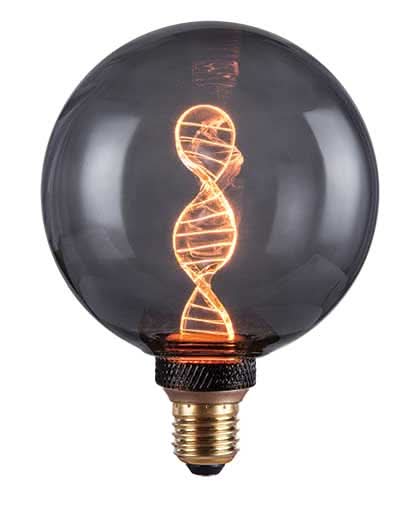 Decorative LED Bulb - G125 DNA Effect - Stylish Ambiance Lighting