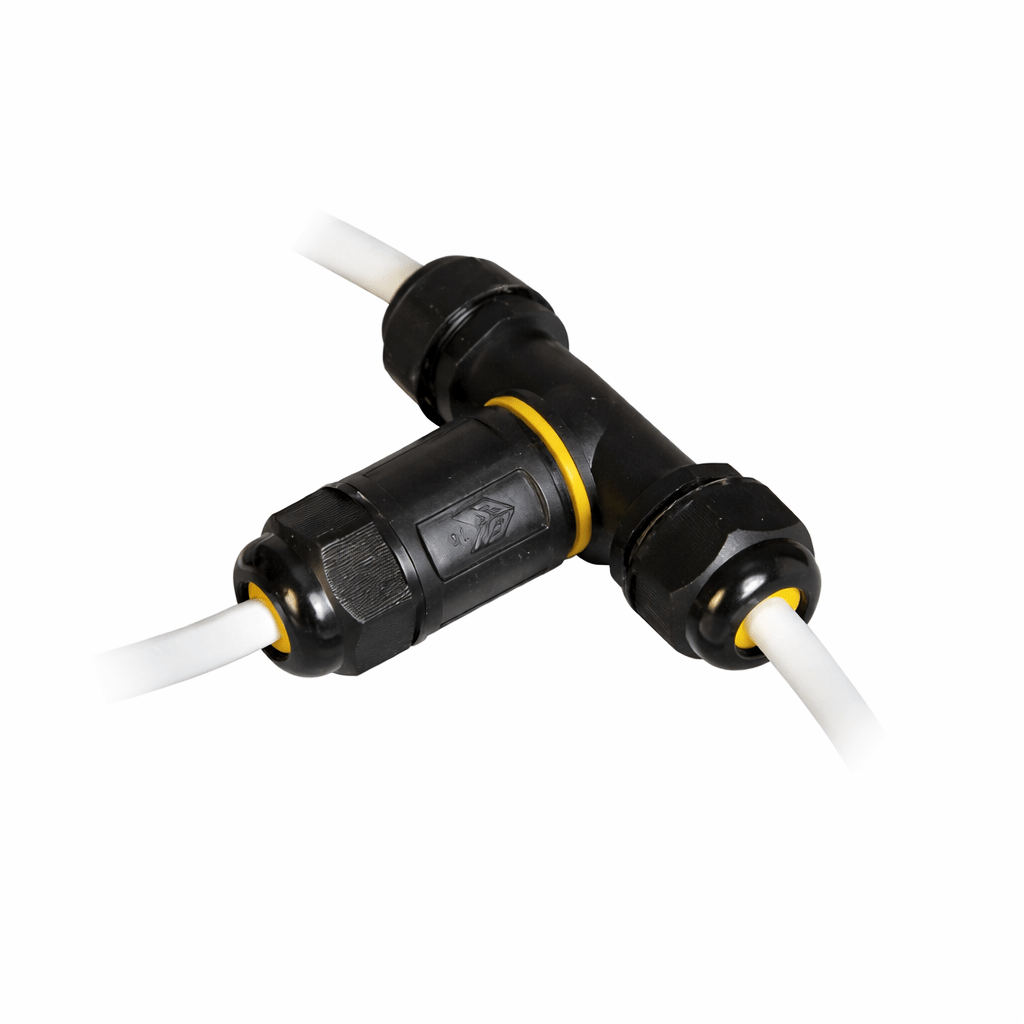 3 Pole IP68 Waterproof T-Junction Cable Connector – Future Light - LED ...