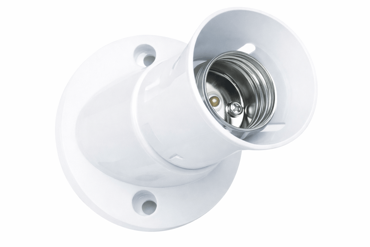 Angled Lamp Holder E27/B22 - Stylish & Versatile Lighting Solution ...