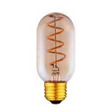 LED Bulb - Amber LED Filament Stick T45 (Dimmable)