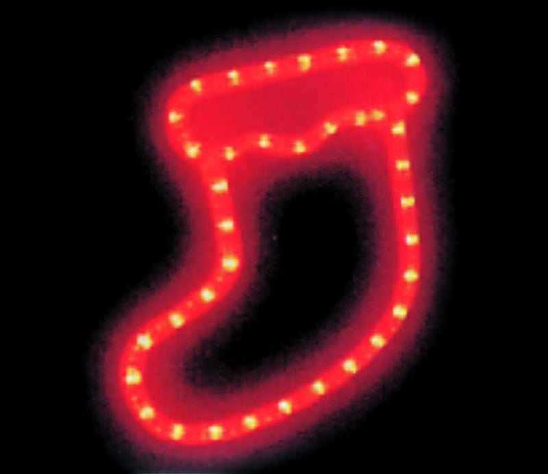 LED Christmas Lights - Boot Motif - Whimsical Holiday Decor