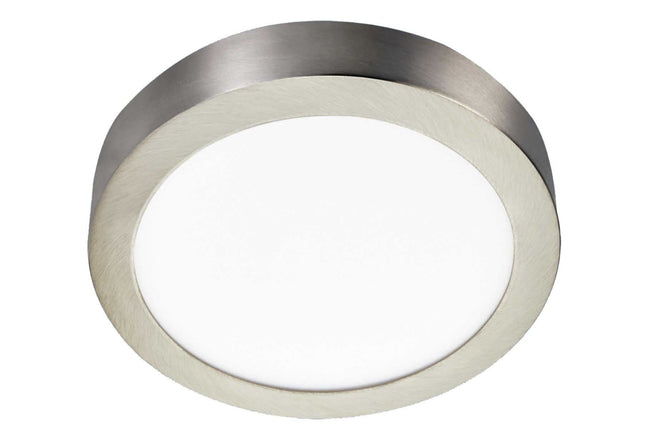 LED Ceiling Light - 18W or 24W - White / Polished Chrome / Satin Chrome ...