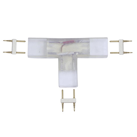 220V LED Strip Light T Connector - Seamless Indoor Lighting