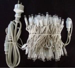 LED Fairy Lights - IP65 Heavy Duty, White Cable, Warm White