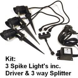 3 x 6W LED Spike Light Kit | Buy Online & Save!